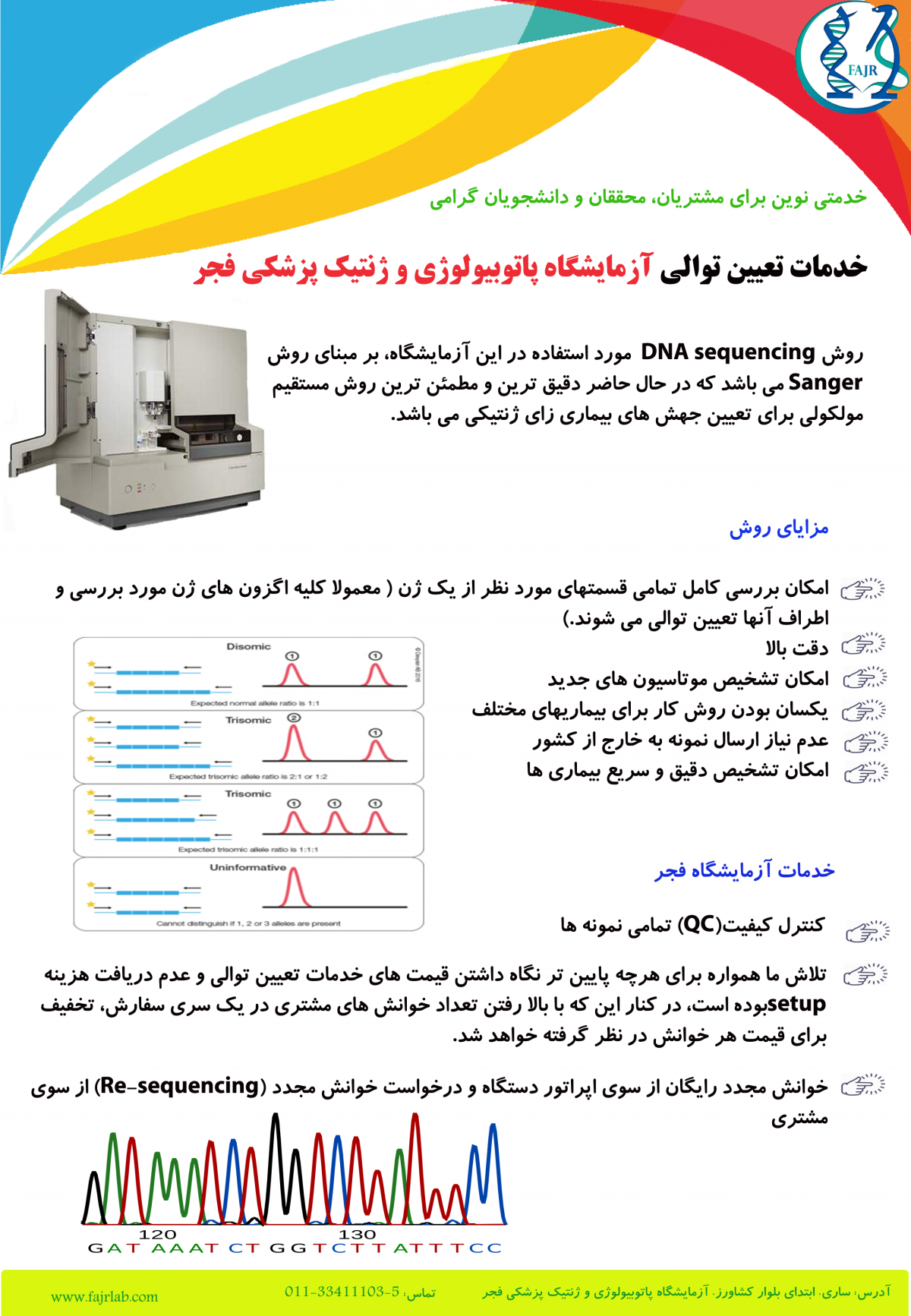 بایگانی‌های Brochure‌ | وب سایت رسمی آزمایشگاه ژنتیک پزشکی و ...